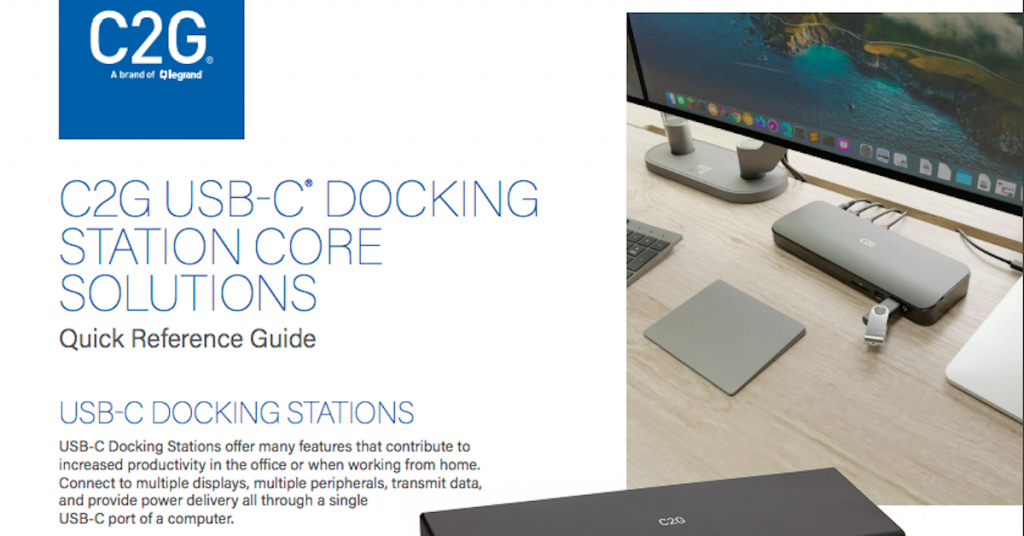 C2G USB-C® Docking Station Core Solutions | Integrated Technology Systems